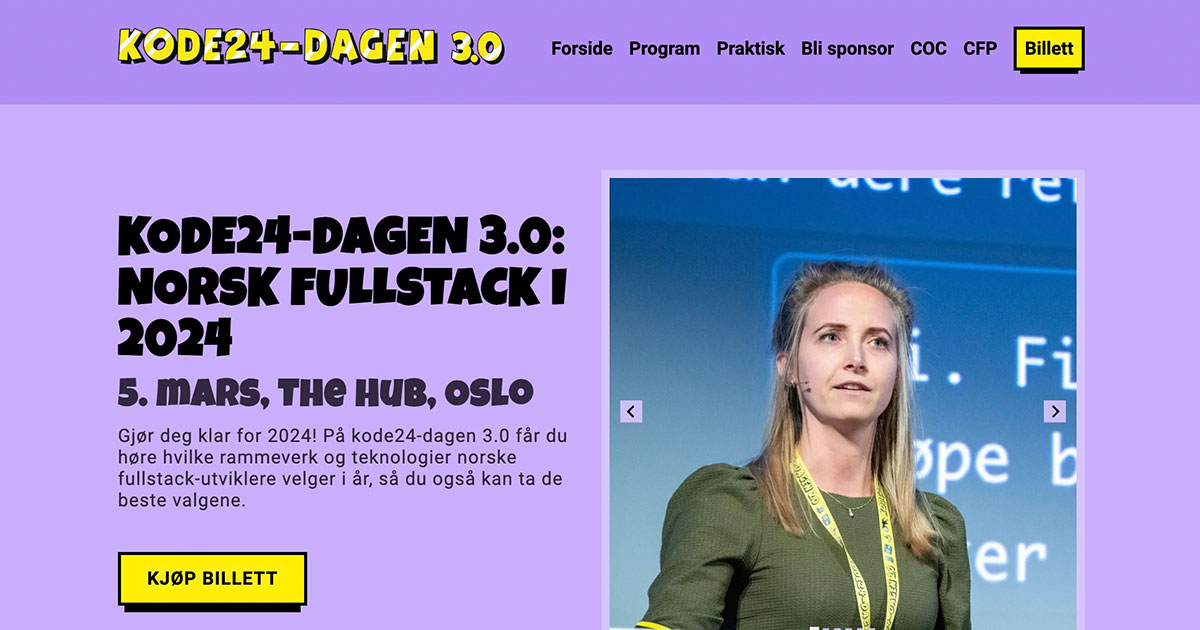 praktisk informasjon • kode24-dagen